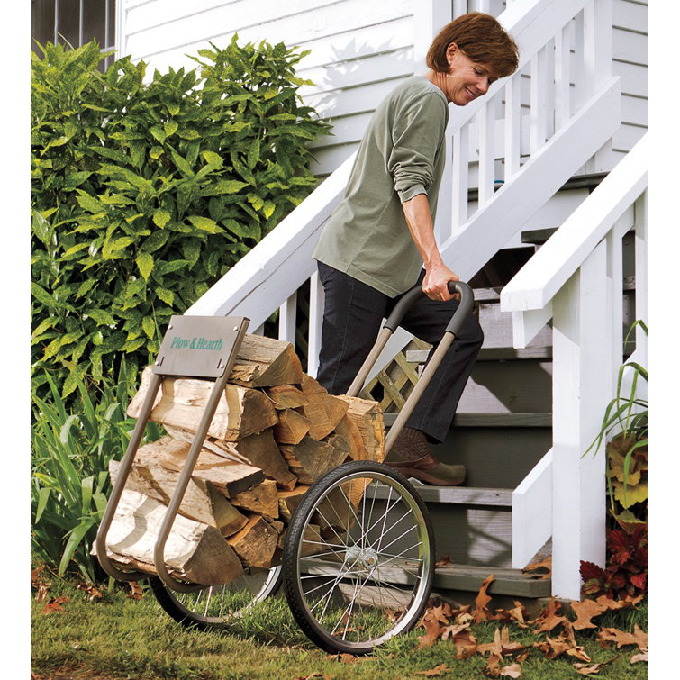 Plow & Hearth Log Cart & Reviews | Wayfair