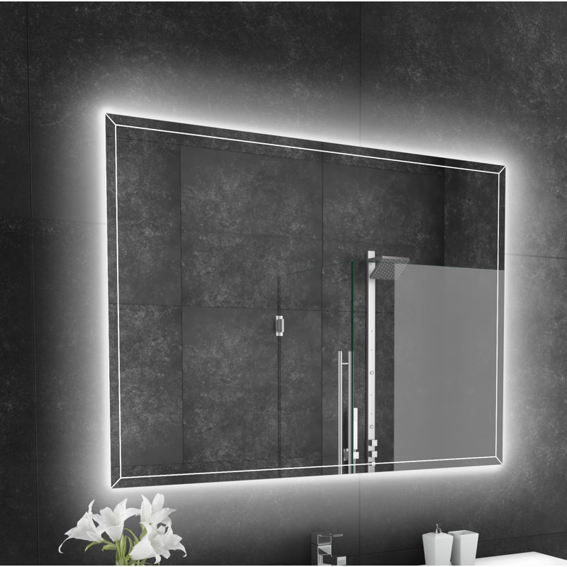Paris Mirror Dimmable Athena Lighted Mirror & Reviews | Wayfair
