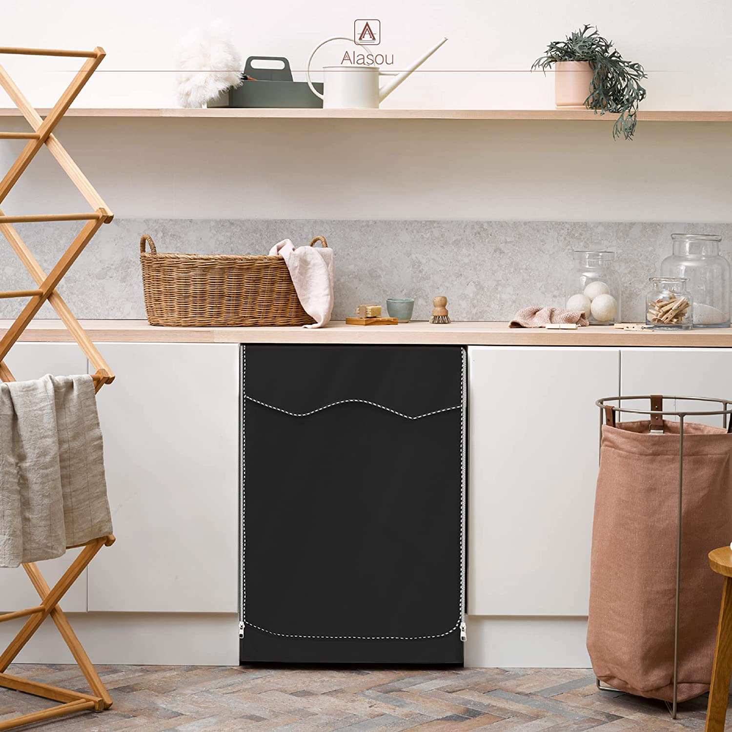 Bruce&Shark Universal Washing Machine/Dryer Duct Cover | Wayfair