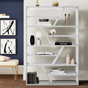 Mercury Row® Dailey 70.88'' H x 47.25'' W Geometric Bookcase & Reviews ...