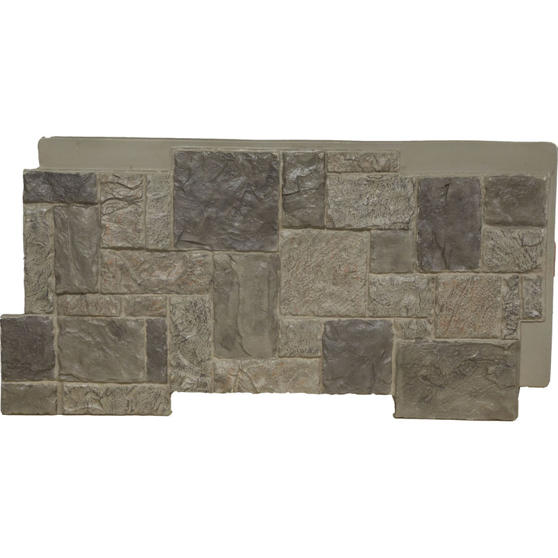 Ekena Millwork Castle Rock Stacked Faux Stone Urethane Wall Paneling ...