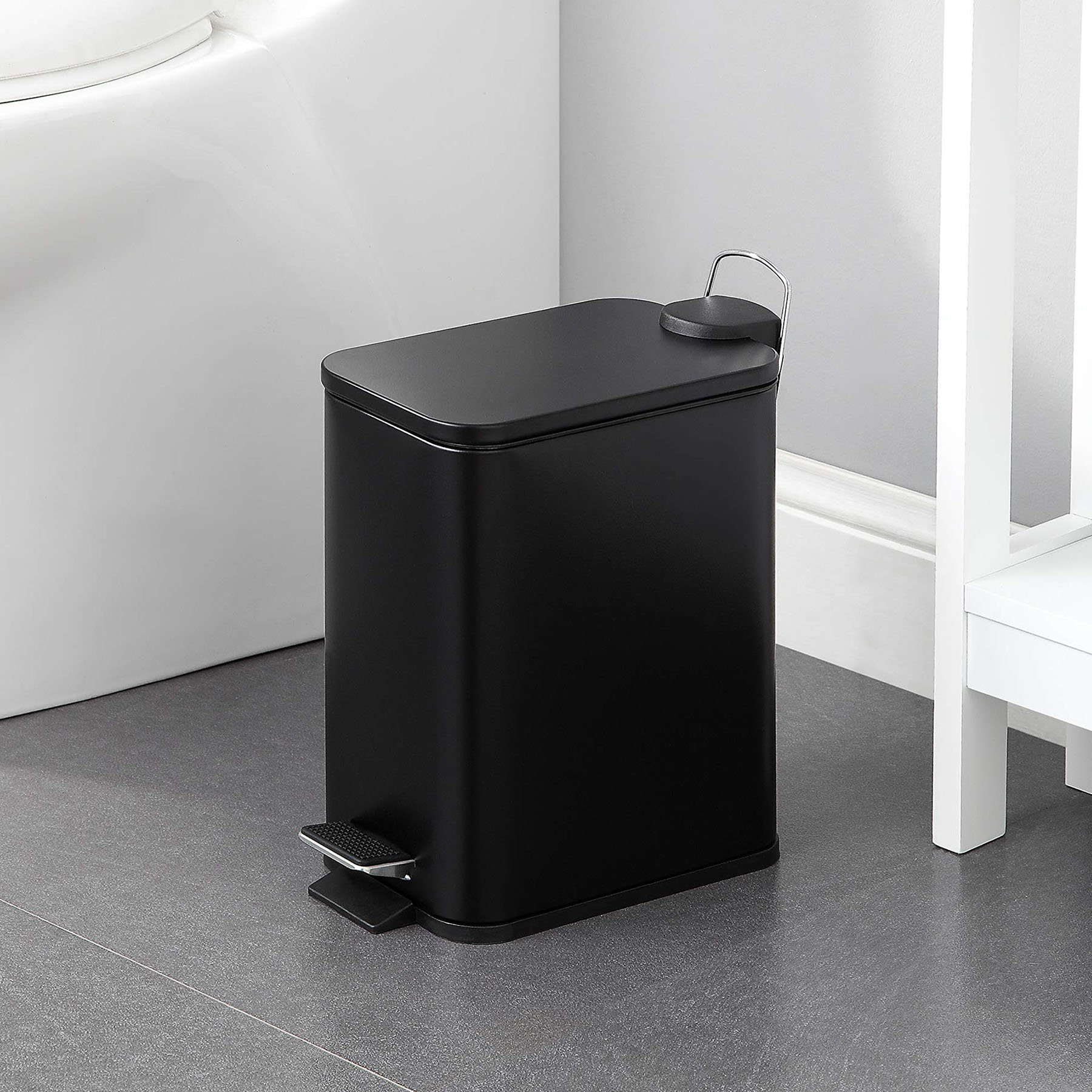JEUPDAY 1.32 Gallon Step On Trash Can | Wayfair