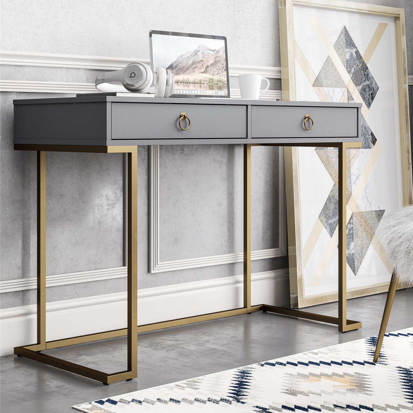 CosmoLiving by Cosmopolitan Camila Desk & Reviews | Wayfair
