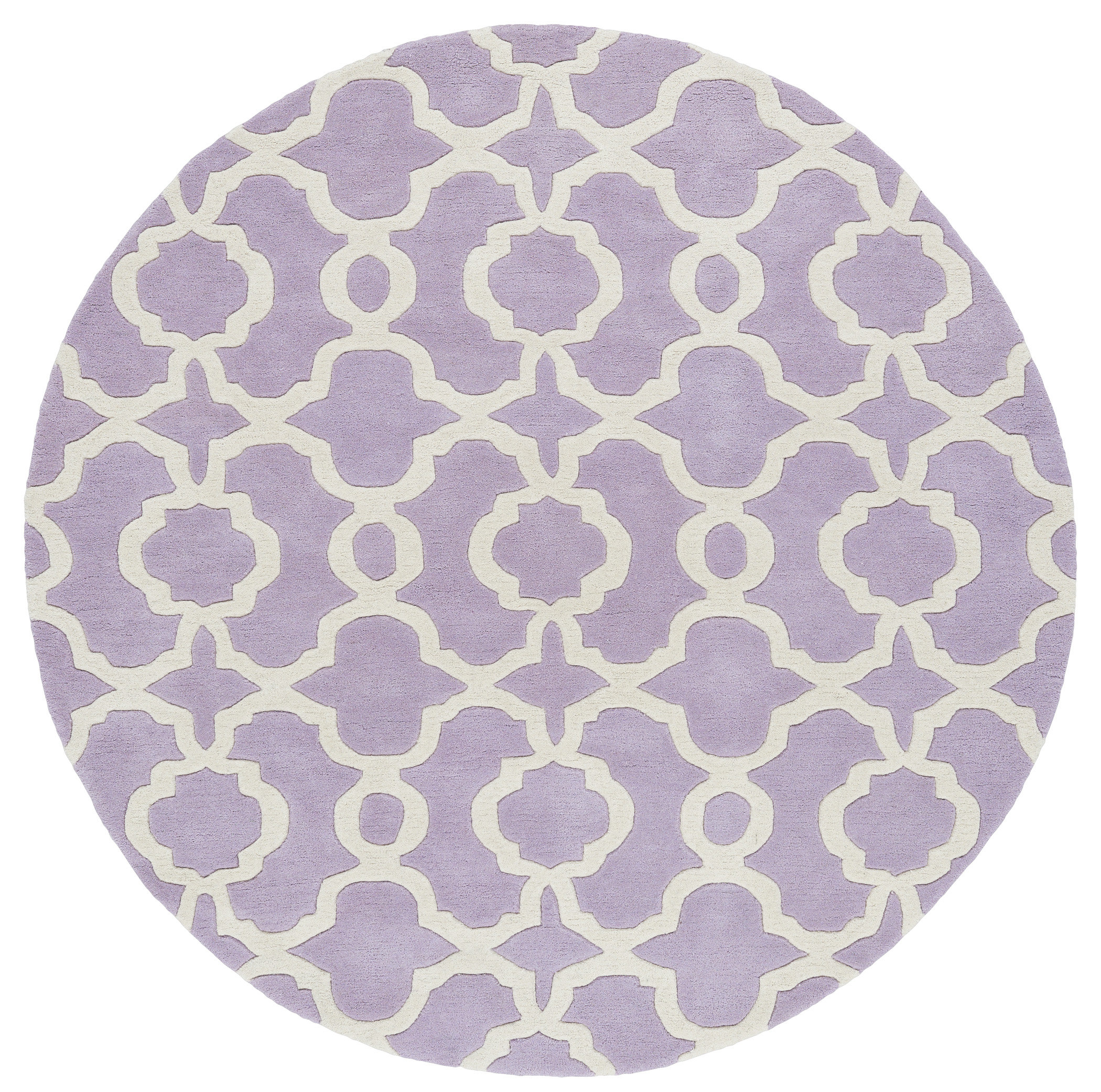 Ivy Bronx Molly Handmade Tufted Wool Lilac Rug & Reviews | Wayfair