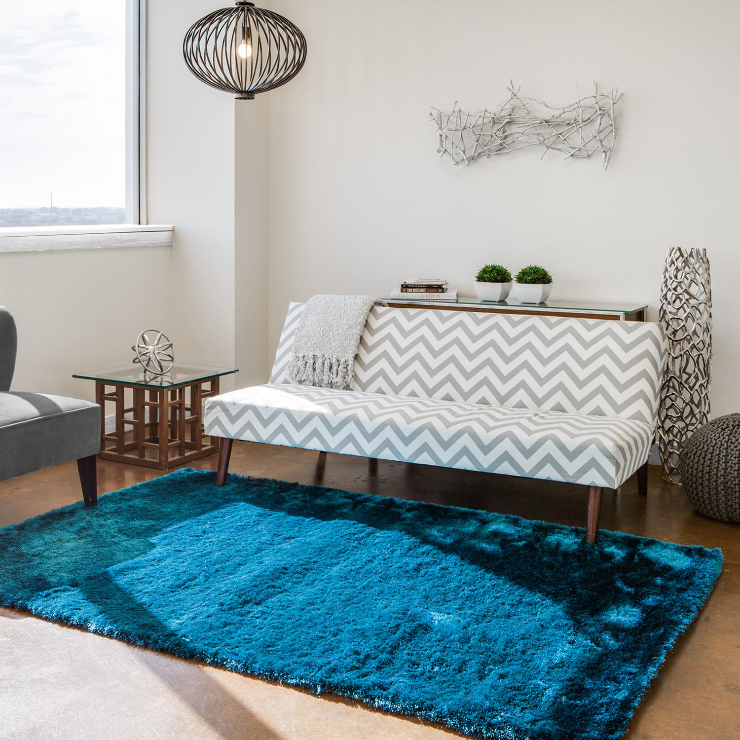 The Conestoga Trading Co. Mckee Handmade Tufted Performance Deep Teal ...