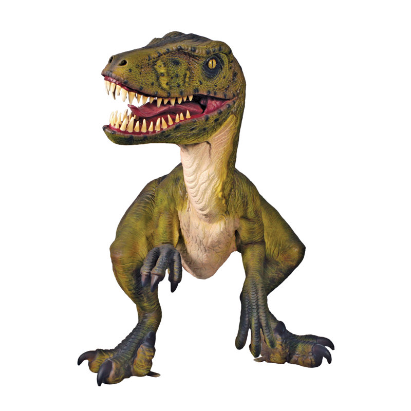 Design Toscano Jurassic-Sized Dromaeosaurus Raptor Dinosaur Statue ...