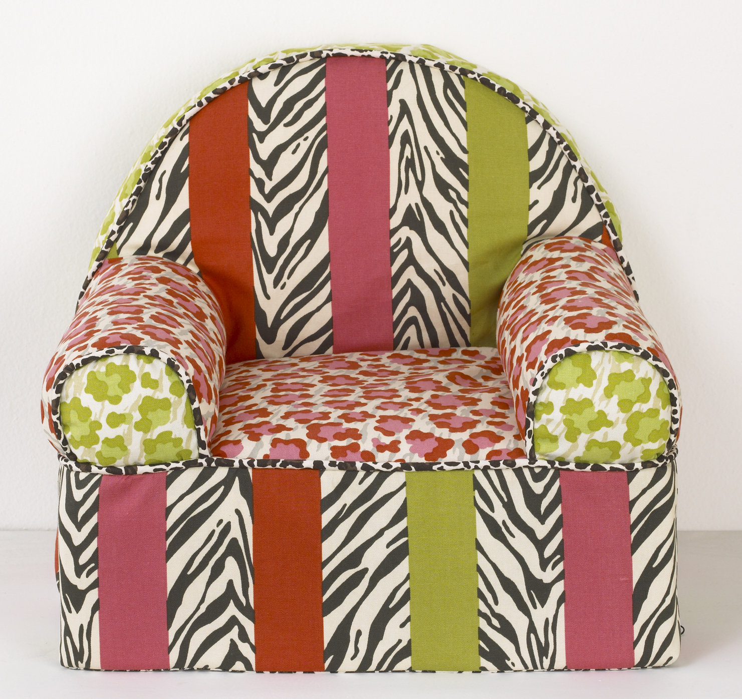 Indigo Safari Kids Cotton Foam Chair & Reviews | Wayfair