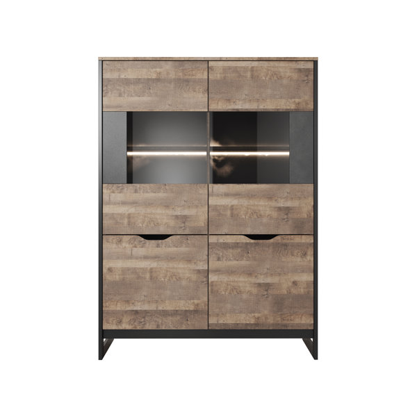 Borough Wharf Trill Console Display Cabinet with Lighting | Wayfair.co.uk