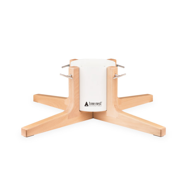 TreeNest Rustic Live Tree Stand & Reviews | Wayfair