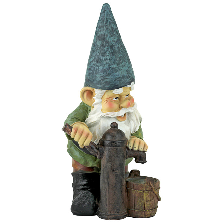 Design Toscano Water Pump Pete Garden Gnome Statue & Reviews | Wayfair.ca