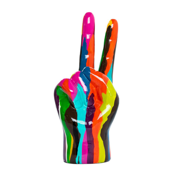 Peace-sign-printed-contemporary-task-chair | Wayfair
