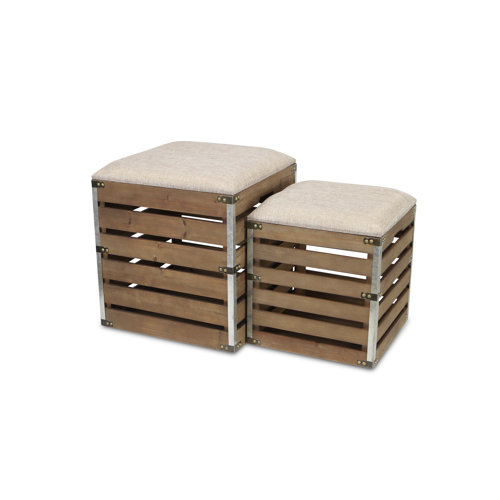 Gracie Oaks Prochaska Upholstered Ottoman & Reviews | Wayfair