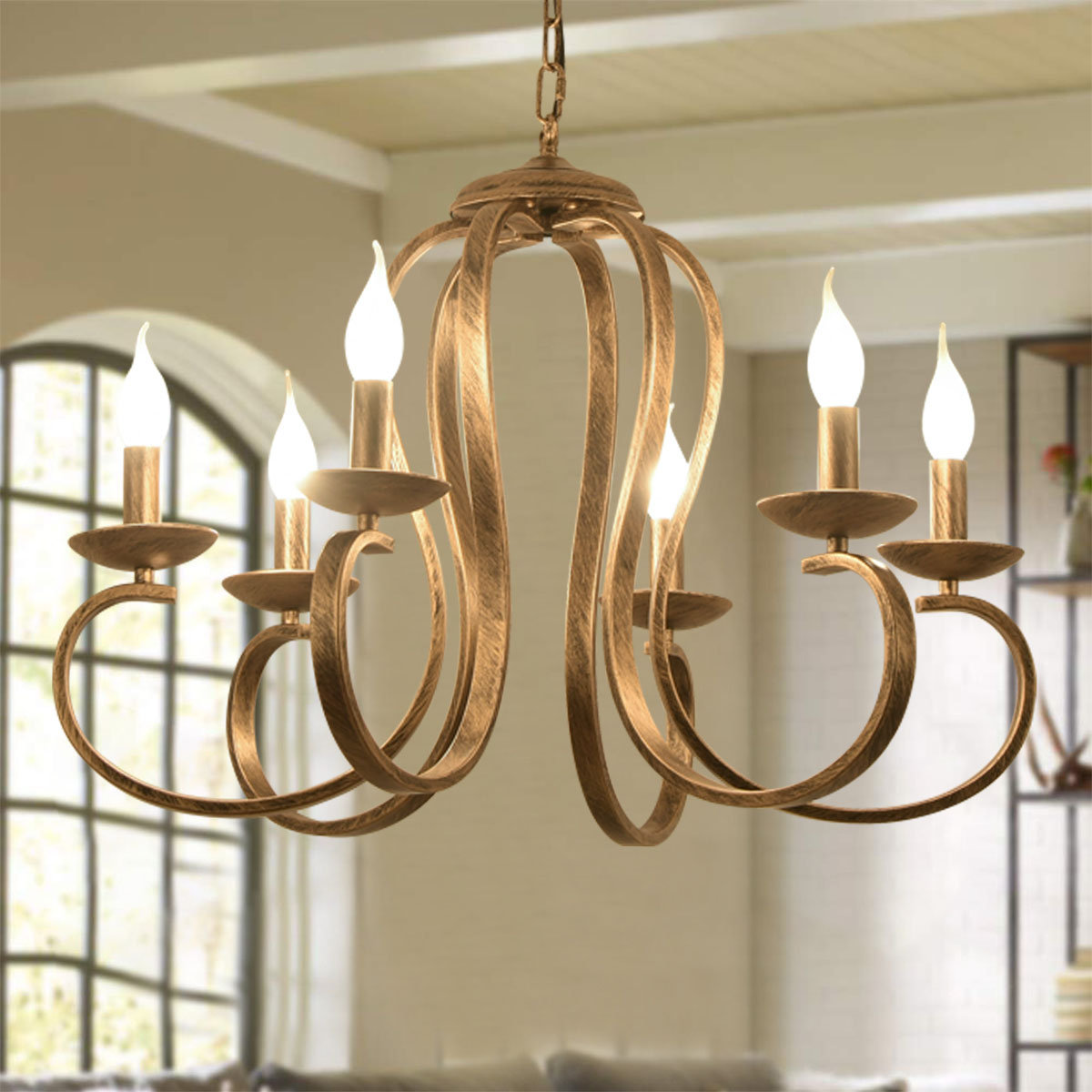 Brambly Cottage Kulpsville 6-Light Candle Style Chandelier | Wayfair.co.uk