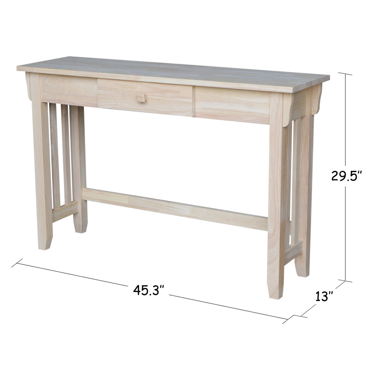 August Grove® Toby 45.25'' Console Table & Reviews | Wayfair