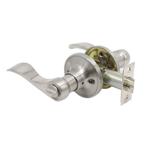 Brushed Nickel Door Levers You'll Love in 2021 | Wayfair