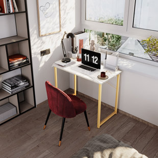 Gold Desks, White & Gold Desks you'll Love in 2021 | Wayfair