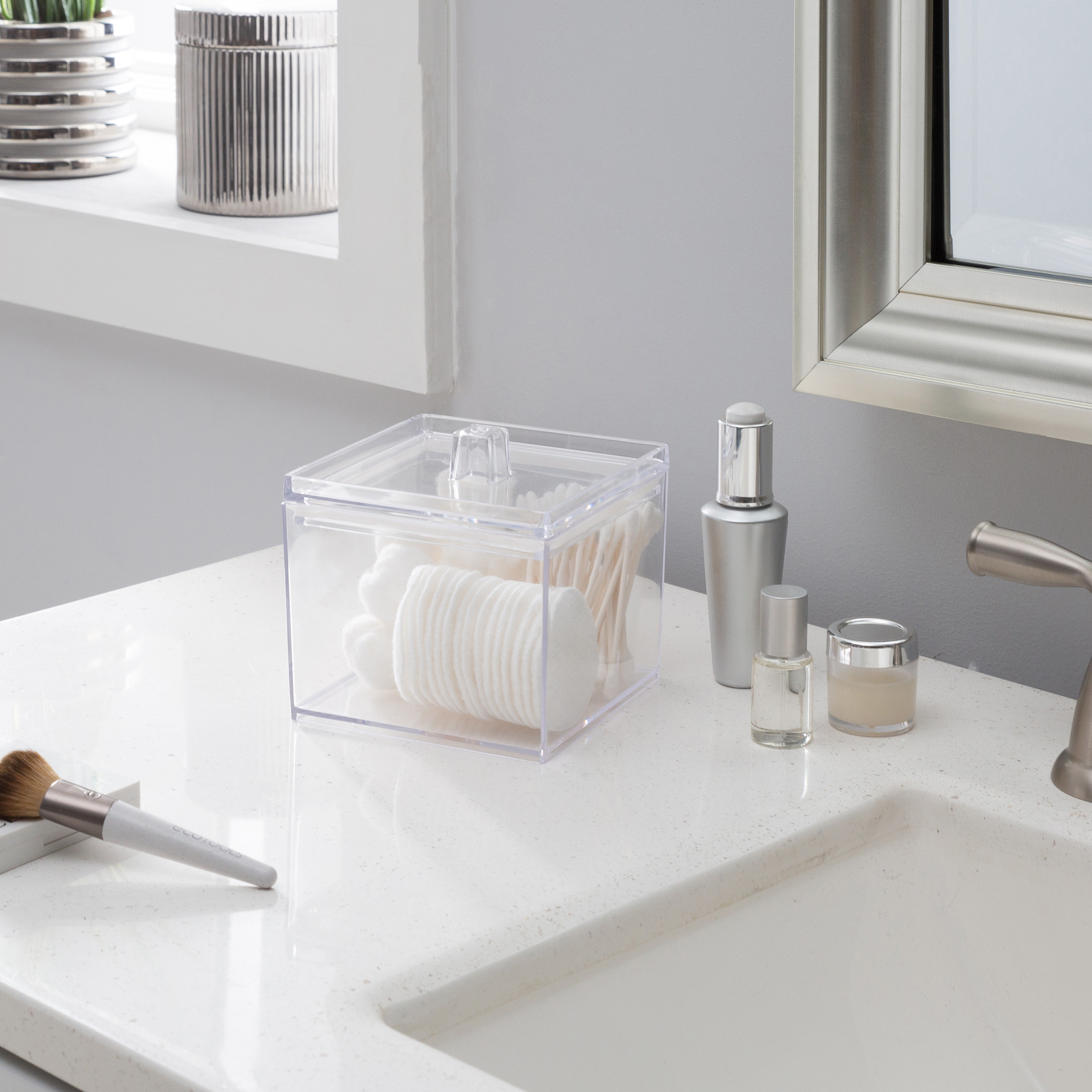 Rebrilliant Stacking Cosmetic Organizer Storage Jar or Container ...