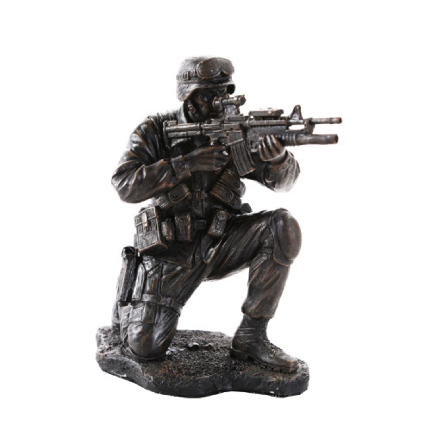 Trinx Soldier in Combat Figurine | Wayfair