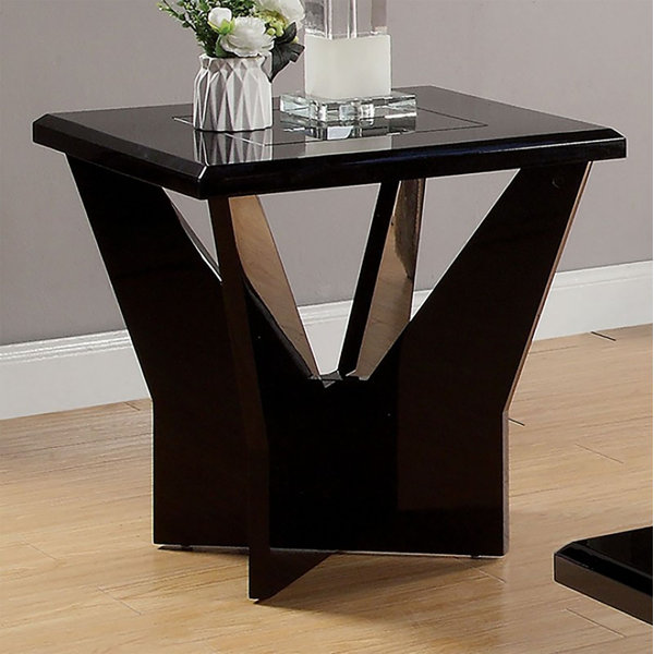 AndrewHomeStudio Catting 23.63'' Tall Cross Legs End Table | Wayfair