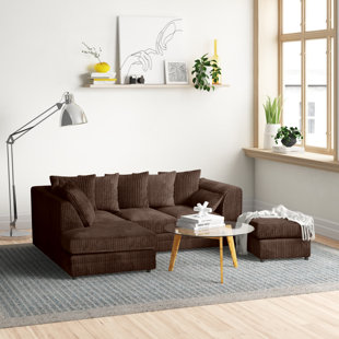 Brown Corner Sofas You'll Love | Wayfair.co.uk