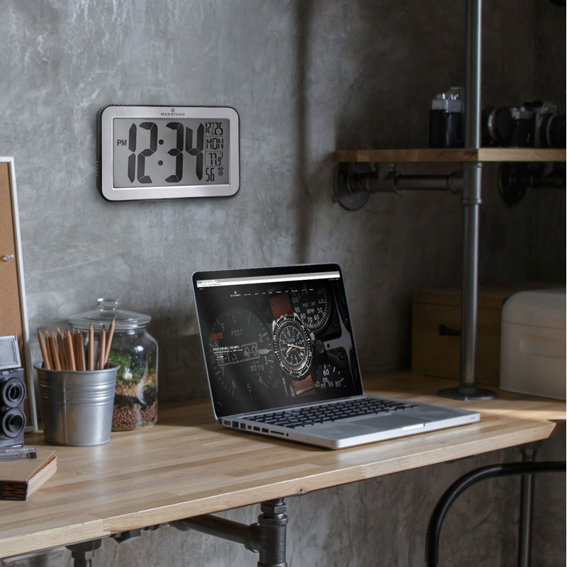 Marathon Watch Company Atomic Wall Clock & Reviews | Wayfair