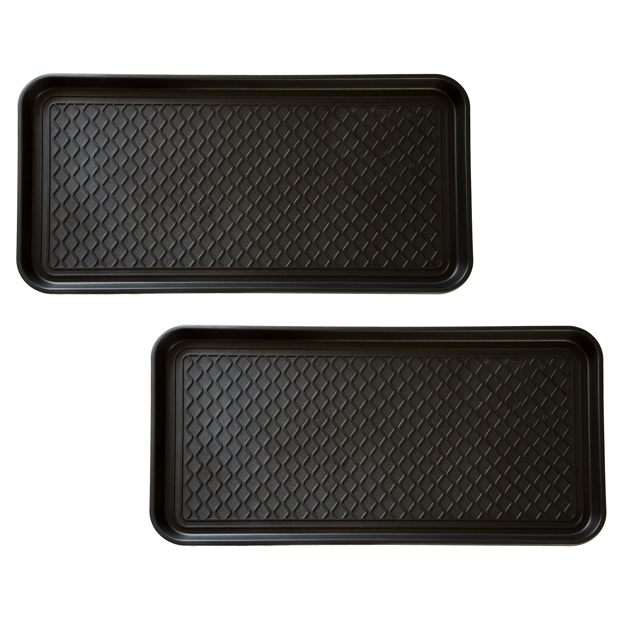 Stalwart 30" L x 15" W Indoor Outdoor Boot Tray | Wayfair