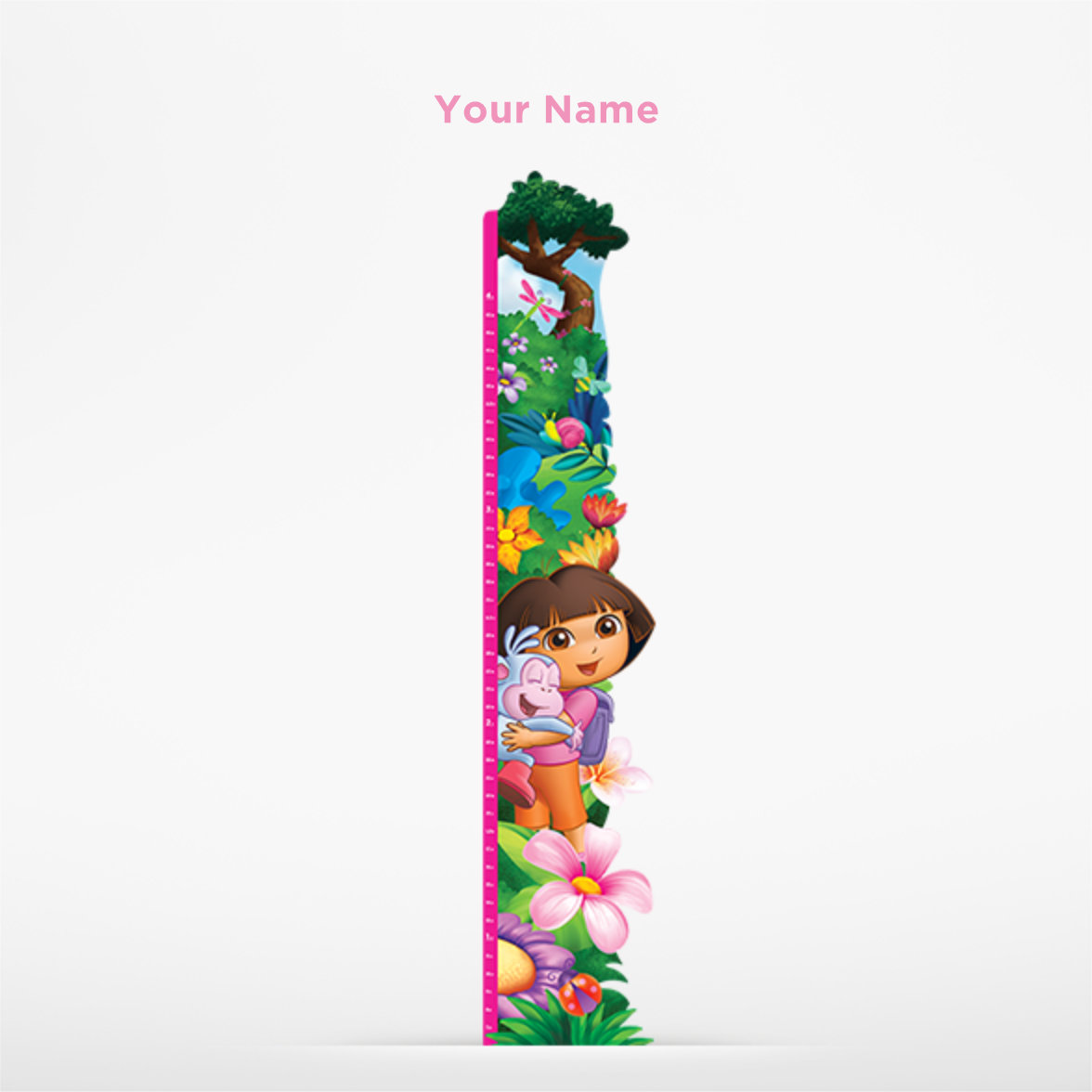 East Urban Home Dora The Explorer PersonalizedGrowth Chart Decal | Wayfair