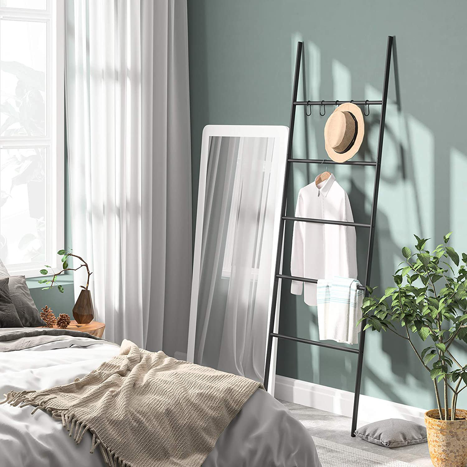 Rebrilliant 69.7'' Tall Metal Blanket Ladder | Wayfair