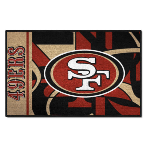 FANMATS San Francisco 49ers_San Francisco 49Ers Starter Mat XFIT Design ...