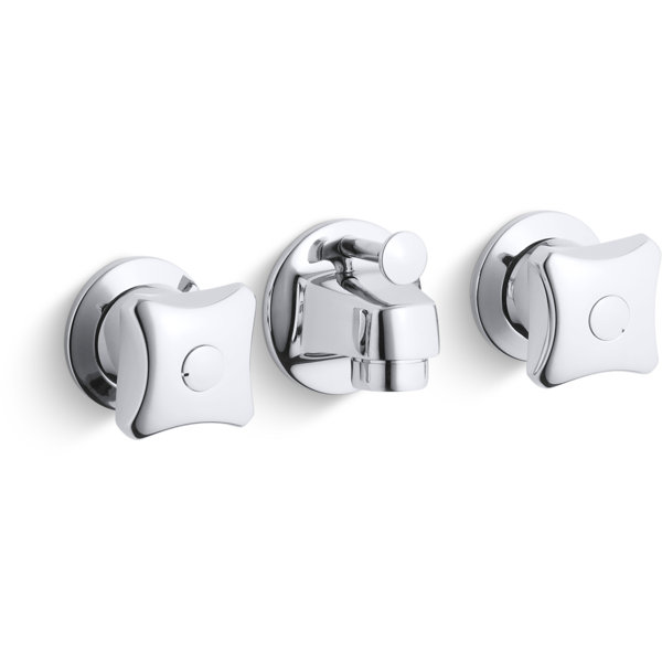 Kohler Triton 0.5 Gpm Shelf-Back Commercial Bathroom Sink Faucet With ...