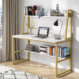 Gold Desks, White & Gold Desks you'll Love in 2021 | Wayfair