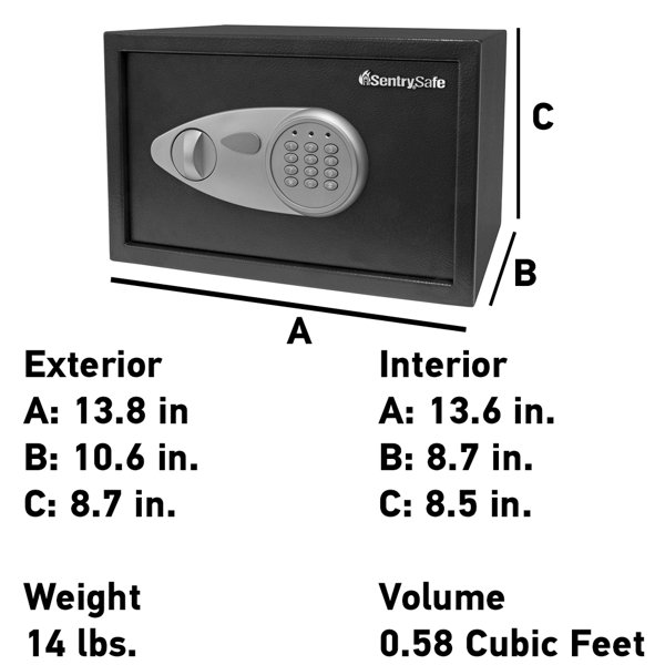 SentrySafe Small Security Safe Dual Lock & Reviews | Wayfair