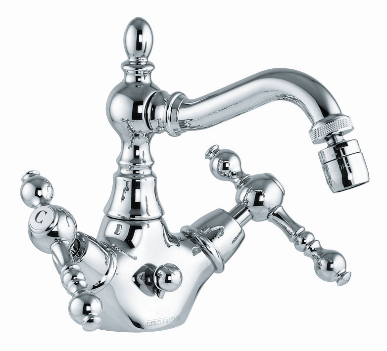 Fima by Nameeks Epoque Double Handle Horizontal Spray Bidet Faucet with ...