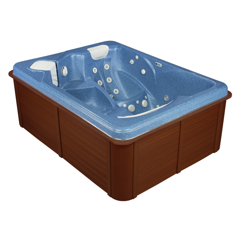 ThermoSpas 3-Person 35-Jet Acrylic Rectangular Hot Tub with Ozonator ...