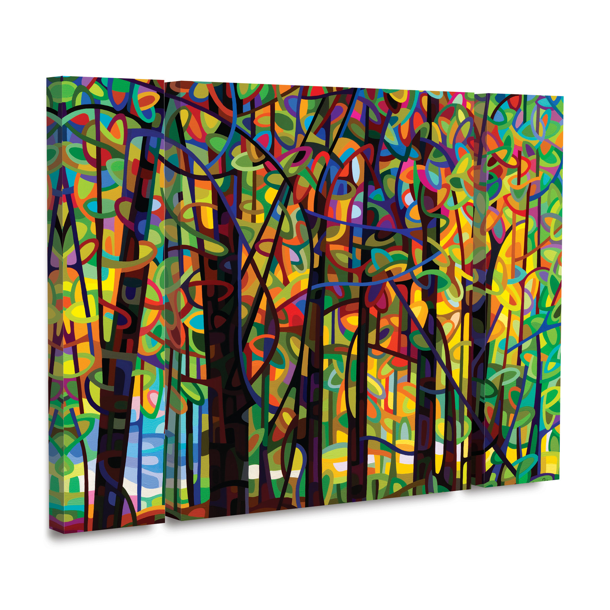 Red Barrel Studio® Standing Room Only by - 3 Piece Wrapped Canvas ...