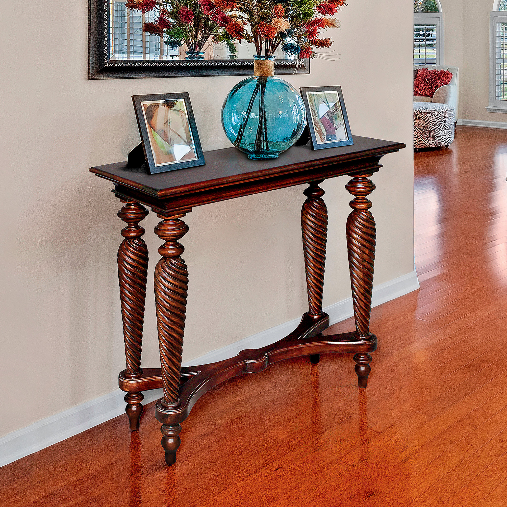 Design Toscano Hardwick Hall 35'' Solid Wood Console Table | Wayfair