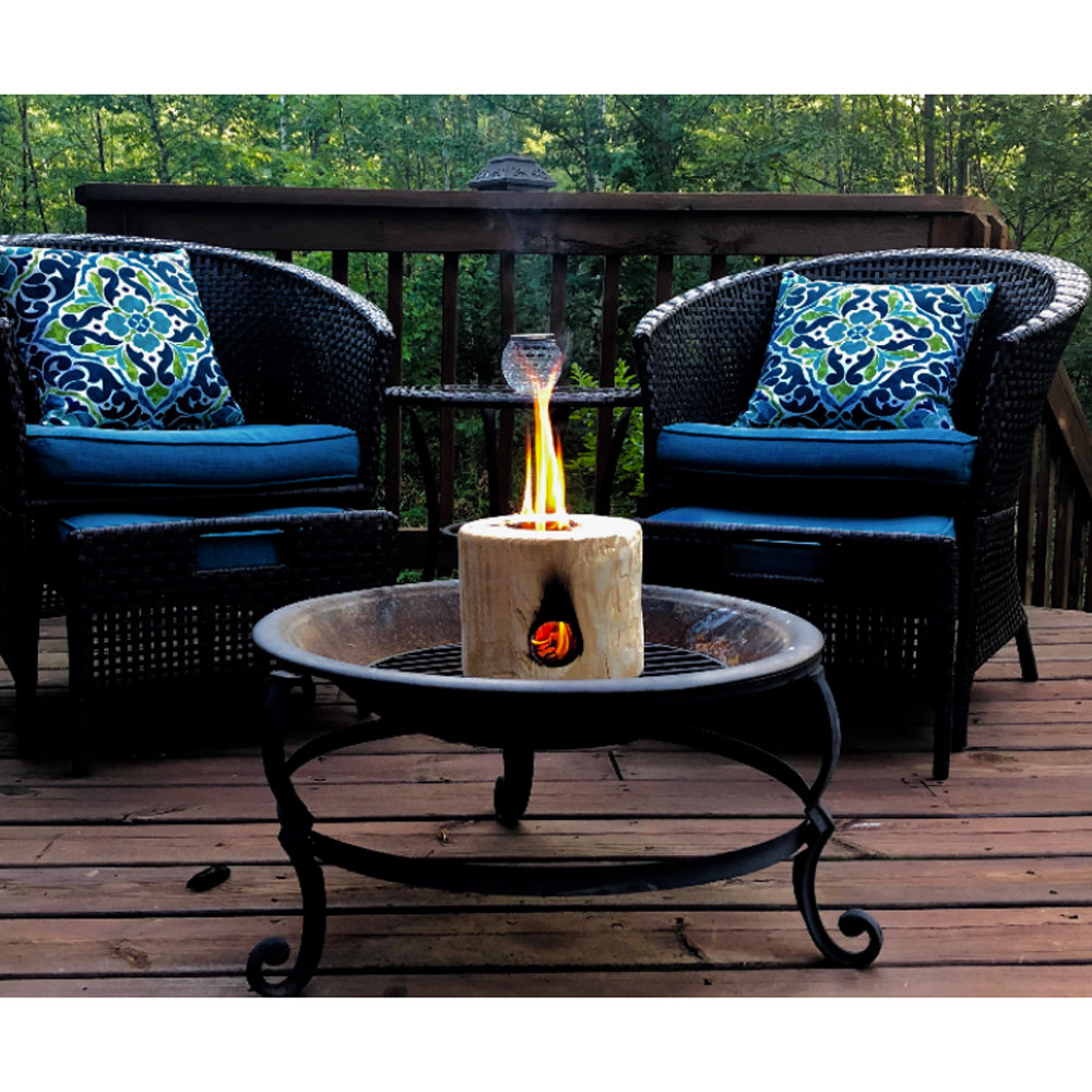 Timbertote Mighty Tiny Torch One Log Campfire Camping Cooking Camp Fire ...