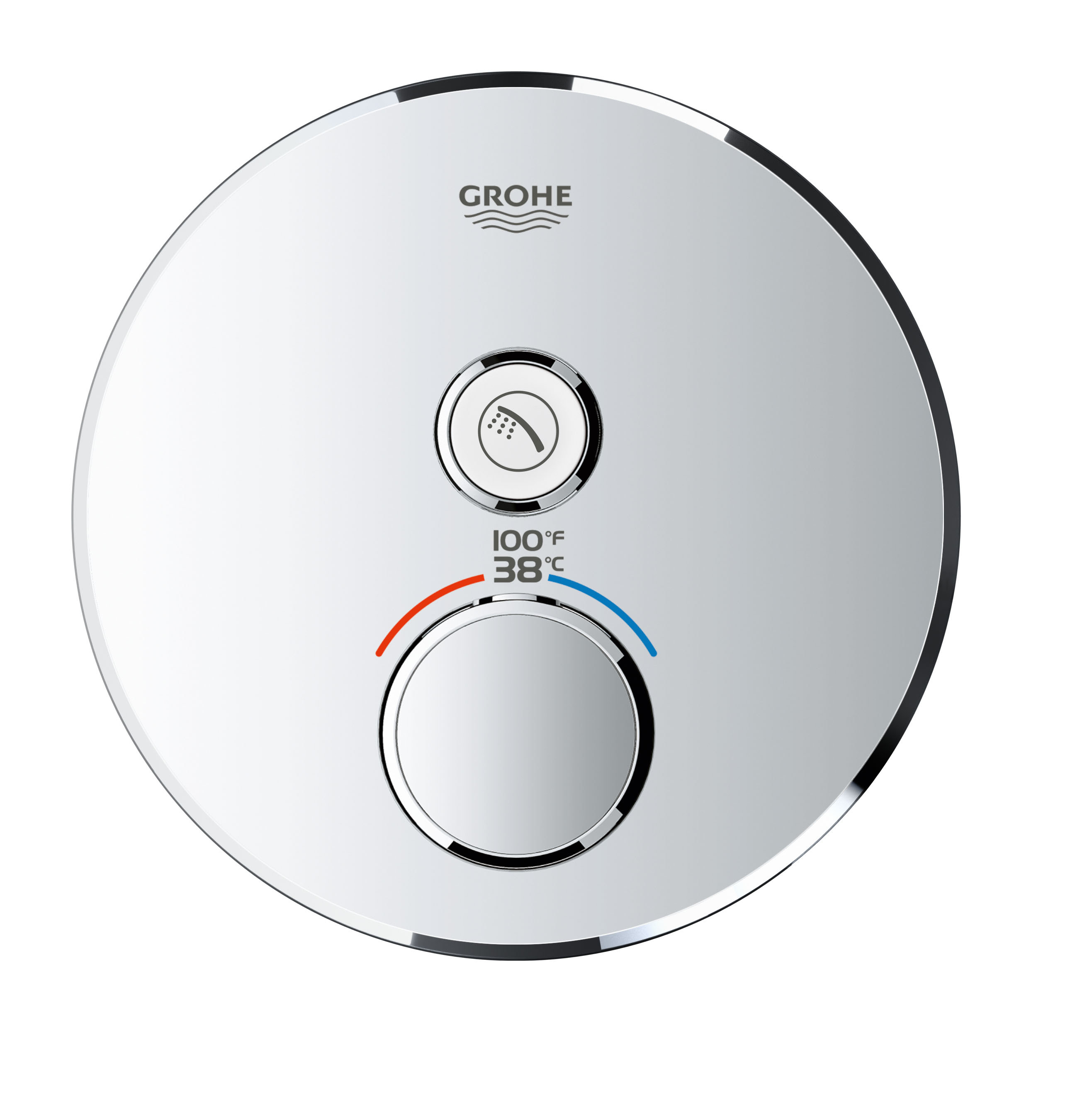 GROHE Grohtherm SmartControl Shower Thermostatic Valve Trim Kit | Wayfair