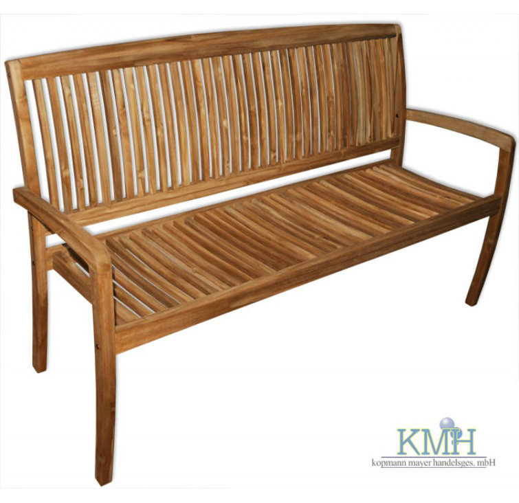 KMH Teak Traditional Bench | Wayfair.co.uk