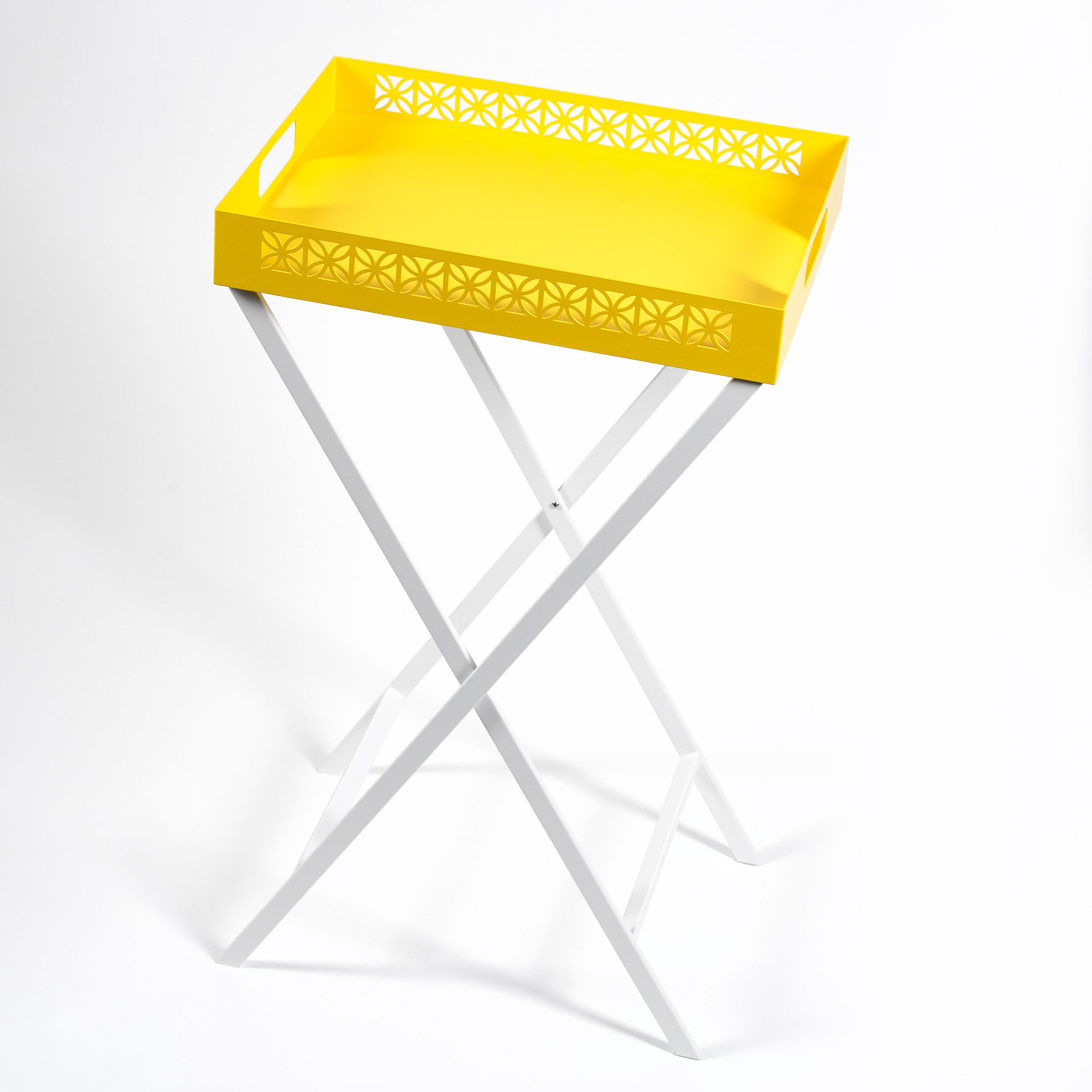 Wrought Studio Crupi Breeze Block Butler Table | Wayfair