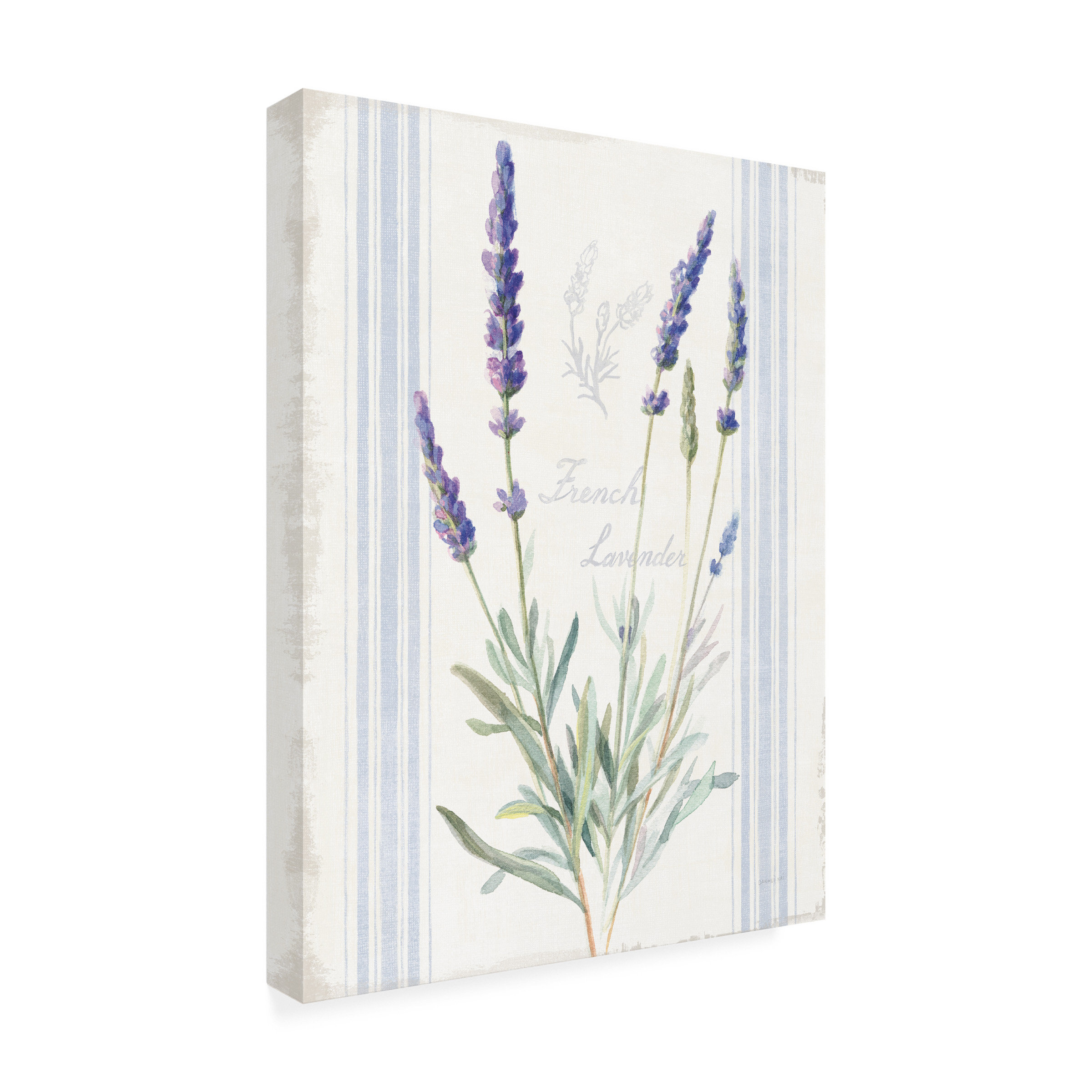 One Allium Way® Floursack Lavender I by - Wrapped Canvas Graphic Art ...