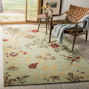 Green Wool Area Rugs You'll Love in 2021 | Wayfair
