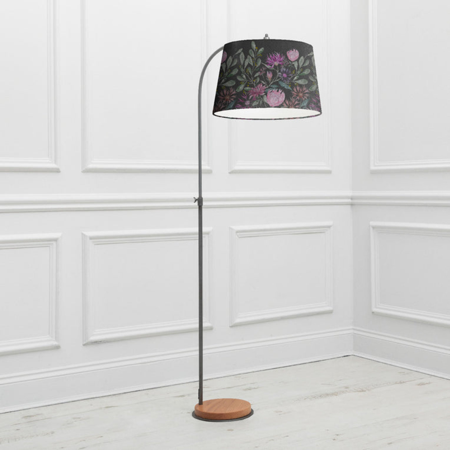 Voyage Maison Thanos Floor Lamp With Fortazela Onyx Tapered Shade ...