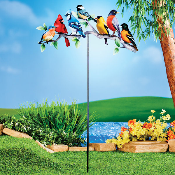 Arlmont & Co. Birds on a Branch Garden Stake | Wayfair