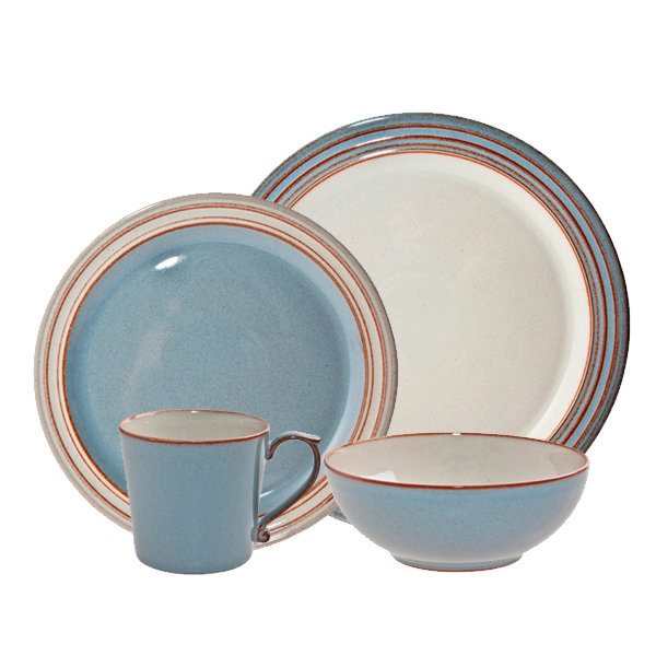 Denby Heritage Terrace Stoneware Dinnerware - Set of 4 & Reviews | Wayfair