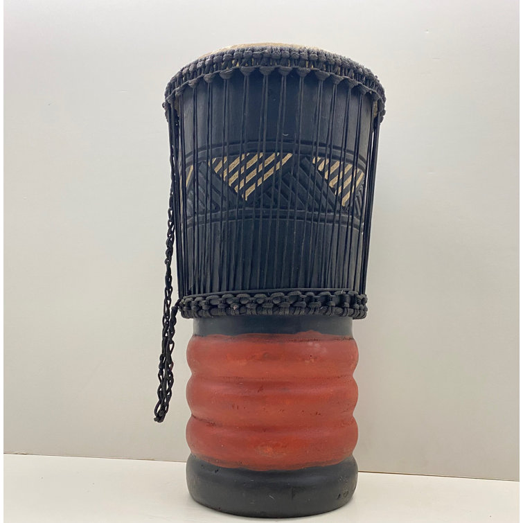 Bungalow Rose Tall Power Bongo Drum Sculpture | Wayfair