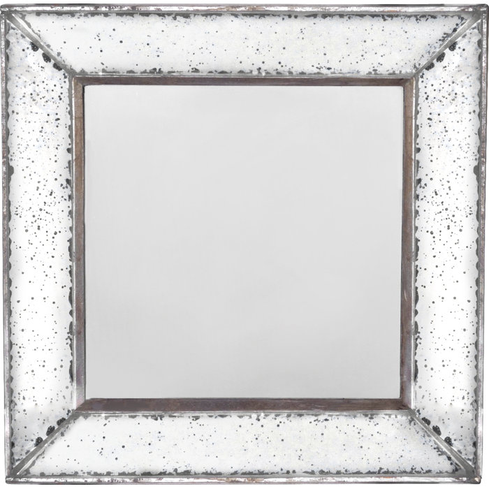Lark Manor Traditional Square Glass Wall Mirror & Reviews | Wayfair