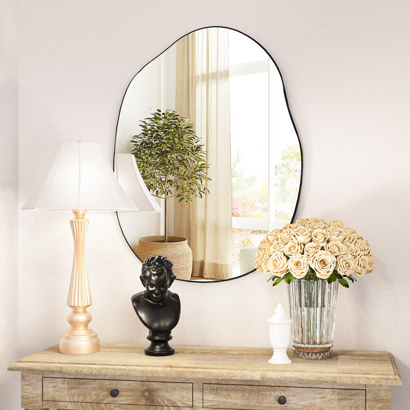Latitude Run® Aqsaa Asymmetrical Wall Mirror & Reviews | Wayfair