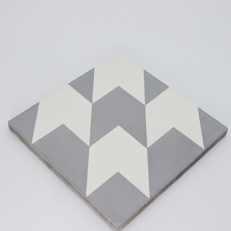 Moroccan Mosaic Tile House Oujda 8" x 8" Cement Patterned Wall & Floor ...