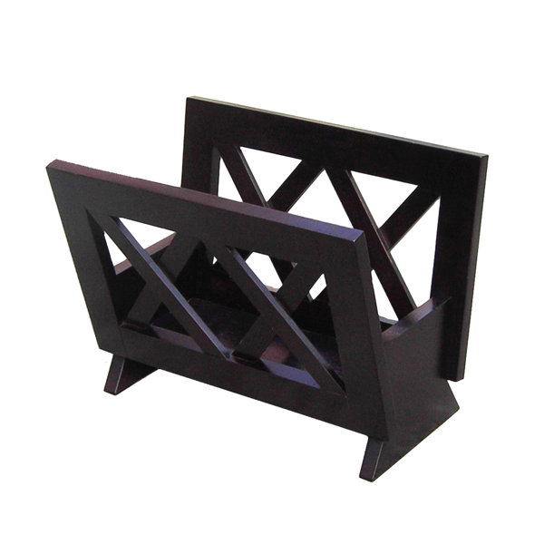 Cherry-wood-magazine-rack | Wayfair